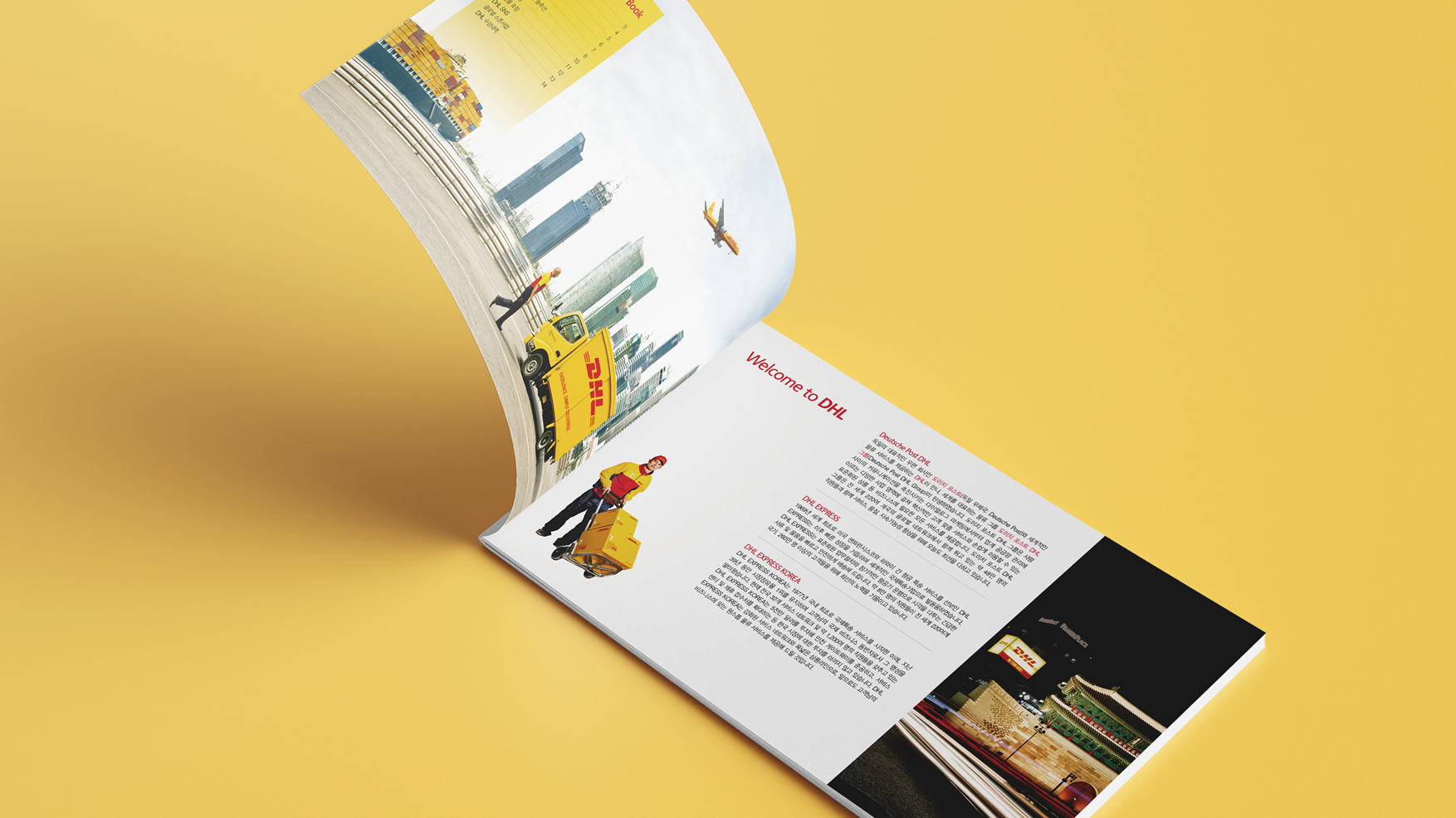 DHL Service Guide Book - 인디고 디자인