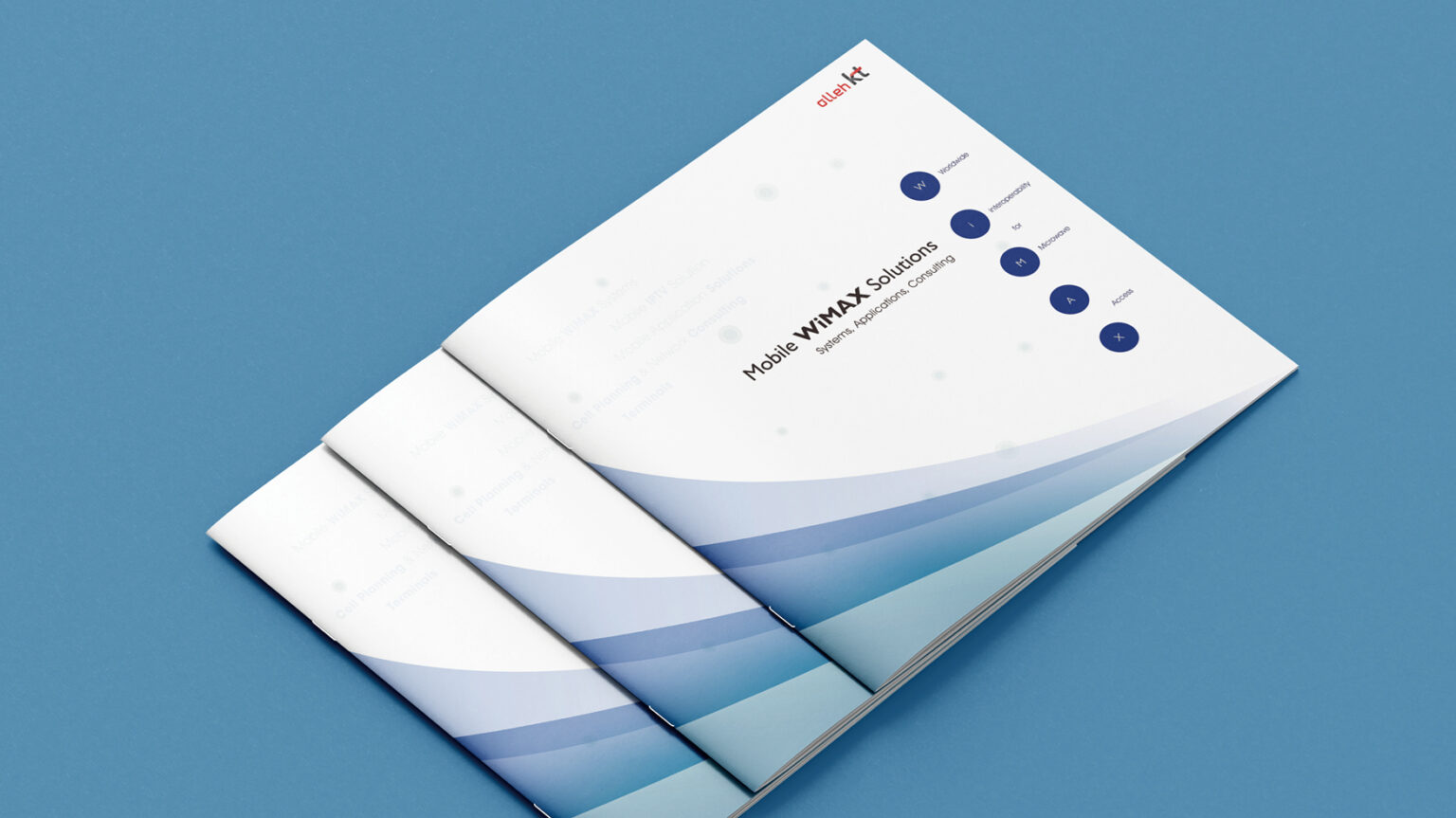 kt wibro WiMAX 브로슈어 - 인디고 디자인